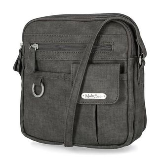 MultiSac North South Mini sac &agrave; bandouli&egrave;re zipp&eacute; Noir, Noir ancien