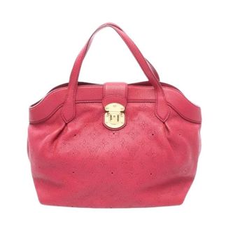 Louis Vuitton Pre-owned Sac Saurus PM Monogram Mahina - Femme - Pre-owned - Rose - Taille: ONE Size