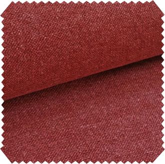 Novely exquisit REVELLO - Samtweicher und Leichter Polsterstoff mit Baumwollanteil - Schwer Entzündbarer Möbelstoff - Pflegeleichte Meterware 1lfm (14 Rot Or