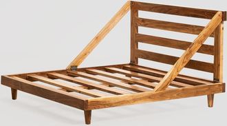 Sklum Basis f&uuml;r Modulares Sofa (100x100 cm) Yebel Holz Rustical