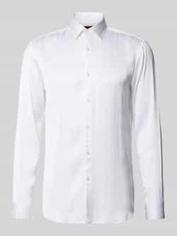 HUGO BOSS Slim Fit Businesshemd aus reiner Viskose Modell KENNO