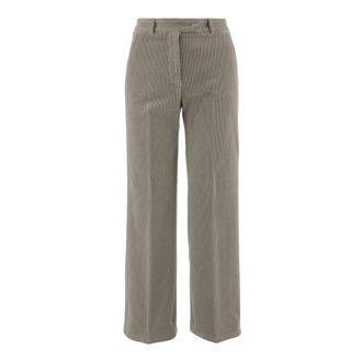 Ql2 Quelledue Teodora Hose - - Trousers - Damen - Beige - S