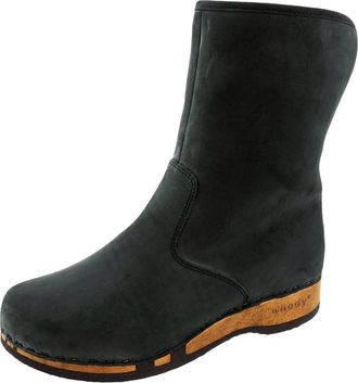Woody Damen Ulli Clog Stiefel, Nero, 36 EU