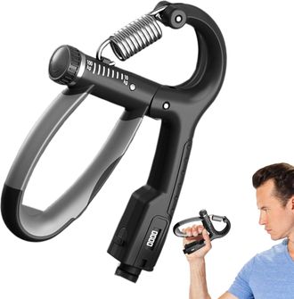 Generico Verstellbarer Handgriff-St&auml;rker: 10-100 kg Widerstandstrainer, tragbarer Fingertrainer mit Kompressionsz&auml;hler f&uuml;r Erholung und Training | Werkzeug