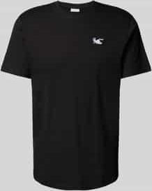 Dedicated T-Shirt mit Stitching und Rundhalsausschnitt