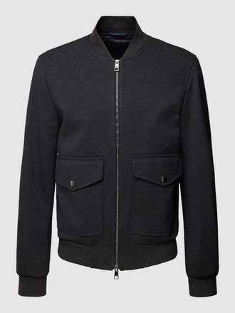 Tommy Hilfiger Bomberjacke aus Viskose-Mix mit Pattentaschen