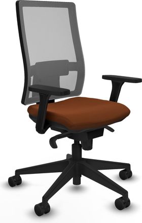 Piqueras y Crespo B&uuml;rodrehstuhl mit 3D-Armlehnen, h&ouml;henverstellbare Lendenwirbelst&uuml;tze, ausgestattet mit 5 Positionen und injiziertem Schaum. Mit Rollen von 65 mm Nylon