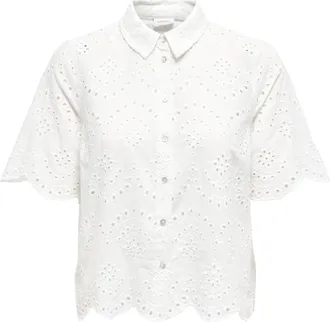 Only Only, Femme, Blouses et Chemises, Blanc, Taille: 36 FR Valais S/S Shirt