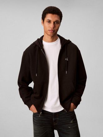 Calvin Klein Kapuzensweatshirt LS EU 350TERRY MONOGRAM FZ HOODI Mit Rundhalsausschnitt, regular fit