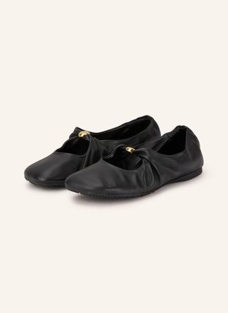 Loewe Mary-Jane-Ballerinas Pebble Soft schwarz