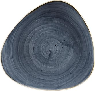 Churchill Stonecast -Triangle Plate Teller- Durchmesser: Ø26,5cm, Farbe wählbar (Blueberry)