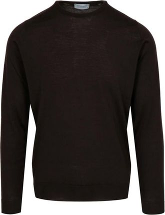 John Smedley Homme, Pulls, Brun, Taille: M Lundy Crew Neck