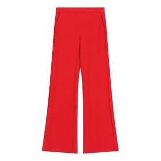 Imperial Femme, Pantalons, Rouge, Taille: 34 FR Pantalone a Zampa