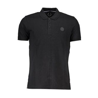Gian Marco Venturi Gianmarco Venturi Schwarzes Baumwoll-Herrenpoloshirt