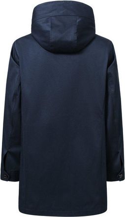 AlltheMen Trenchcoat Herren Trechcoat mit Kapuze Freizeit Regular Fit &Uuml;bergangsmantel mit Bequemem Baumwoll Mischgewebe, f&uuml;r Vielf&auml;ltige Freizeitoutfits