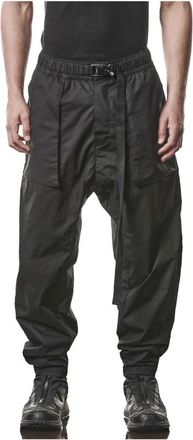 Thom Krom Homme, Pantalons, Noir, Taille: M Pantalone Cavallo Basso in Cotone