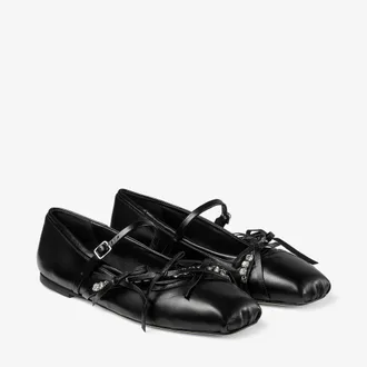 Jimmy Choo London Ballerina Flat - Black