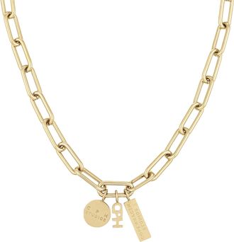 Copenhagen Halskette - Edelstahl Halskette - Bold Set - Gr. unisize - in Gold - für Damen