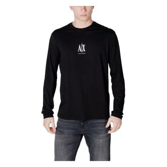 A|X Armani Exchange Rundhals-Langarm-Strickpullover - - Tops - Herren - Schwarzk - XS