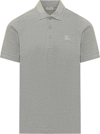 Burberry Homme, Tops, Gris, Taille: 2XL Polo en coton