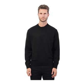 A|X Armani Exchange Homme, Pulls, Noir, Taille: 2XL Pull Col Rond Basique Noir