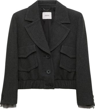 Dorothee Schumacher Femme, Vestes, Noir, Taille: 42 FR Veste Layered Coolness