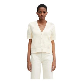 Anine Bing Flynne Cardigan - Femme - Pulls - Beige - Taille: 40 FR