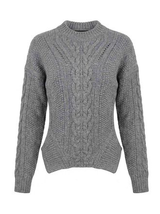 Dondup Pull Col Rond - Gris