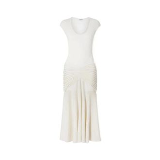 Alaia Damen, Kleider, Beige, SGr&ouml;&szlig;e