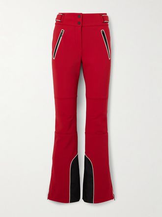 Brunello Cucinelli Pantalon De Ski Évasé En Tissu Technique Rembourré - Rouge
