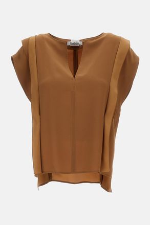 Max Mara &Auml;rmelloses Oberteil