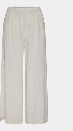 Pieces Stoffhose Agnes 17148062 Écru Regular Fit