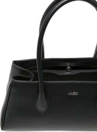 Amiri Structured Leather Tote Bag - Black