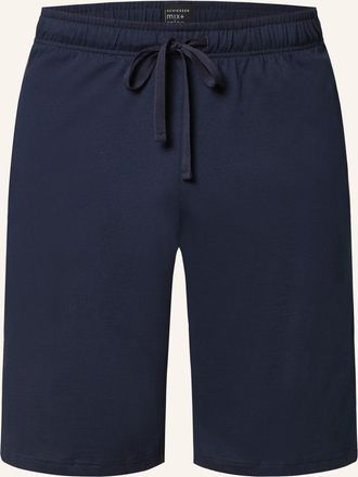 Schiesser Schlafshorts Mix+Relax blau
