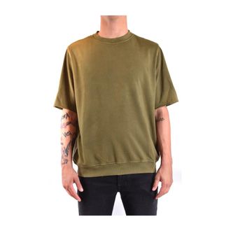 Paolo Pecora Gr&uuml;nes T-Shirt mit kurzen &Auml;rmeln und Rundhalsausschnitt - - Tops - Herren - Gr&uuml;n - S