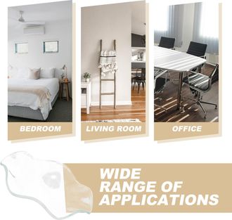 DOITOOL Transparente Wellenform Aromatherapie Glas Schale Ø Vielseitige Wachsschmelzschale für Duftlampen Ätherische Öle und Aromatherapie Hitzebeständig Mini