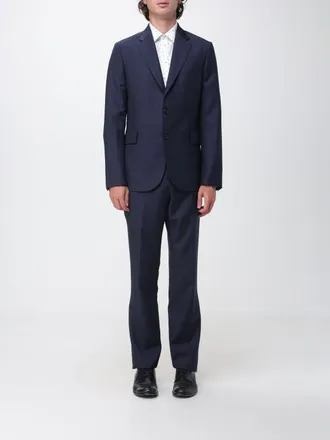 Paul Smith Costume droit en pure laine avec fermeture &agrave; deux boutons