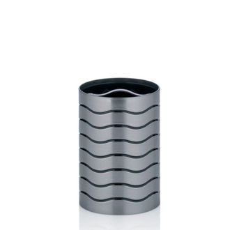 KELA Kela Becher Muna aus Kunststoff in anthrazit, Plastik, 7.5 x 7.5 x 10.5 cm, 22831