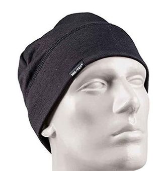 Mil-Tec Homme Army Beanie Souple Bonnet, Noir, Taille unique EU