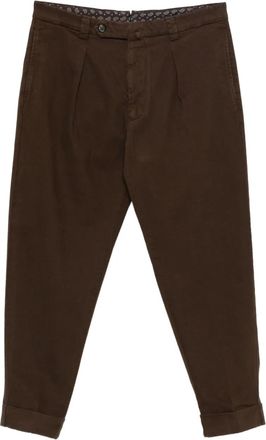 Berwich pantalon Chiaia à plis - Noir
