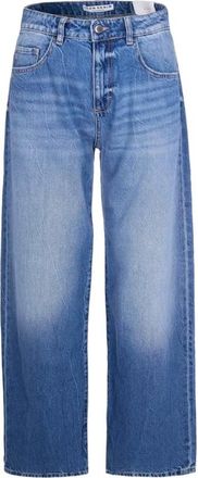 Icon Denim Los Angeles Femme, Jeans, Bleu, Taille: W24 Jean en Coton Bleu à Cinq Poches