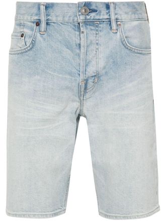AllSaints short Switch en jean - Bleu