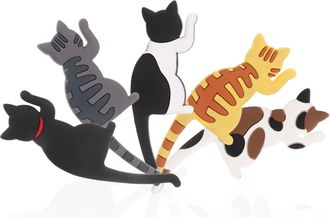 BESPORTBLE TOKIDNY 5 St&uuml;ck Magnetische Katzenhaken f&uuml;r K&uuml;hlschrank Kreative Kratzfreie Magnetaufh&auml;nger Installieren Glatte Oberfl&auml;che Multifunktional f&uuml;r K&uuml;che u