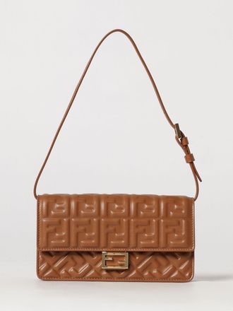 Fendi Mini sac portefeuille Tube en cuir de veau avec monogramme FF