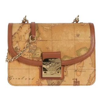Alviero Martini 1A Classe Tracollina Patta e Chiusura - Femme - Sacs - Brun - Taille: ONE Size