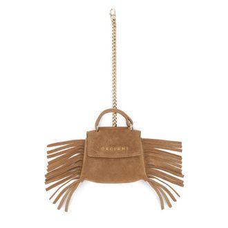 Orciani Femme, Sacs, Beige, Taille: ONE Size Mini Breloque de Sac Sveva en Cuir Souple