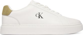 Calvin Klein Sneakers Calvin Klein Classic Cupsole Laceup Lth YM0YM01435 Wei&szlig;