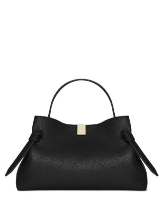 Yuzefi sac Gyoza emboss&eacute; &agrave; logo avec anse sur le dessus - Noir