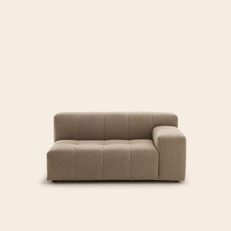 Madura Canap&eacute; Modulable Accoudoir D Uberto Glory taupe - MARRON