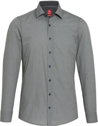 Hatico City Hemd Slim Fit Langarm - - Shirts - Herren - Grau - S